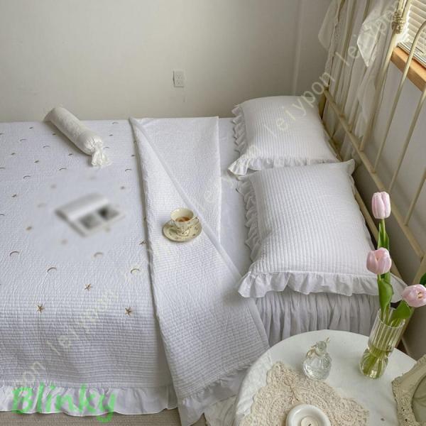 ＜商品情報＞【素材】コットン【サイズ】●48x74*2（枕カバー2枚）●200x230*1、240x245*1（ベッドスプレッド1枚）※サイズは1-3cm誤差があります、予めご了承してください。■それは光沢があり、柔らかく、そして肌は気持ち...