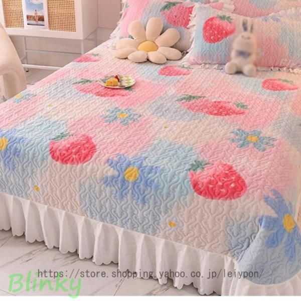 ＜商品情報＞【素材】マイクロファイバー【サイズ】ベッドカバー単品：220*245cm*1、260*245cm*1、280*245cm*1ベッドカバー3点セット（ベッドカバー1点+枕カバー2枚）：220*245cm*3S、260*245cm*...