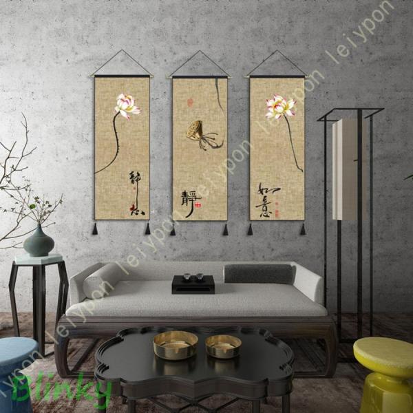 【商品仕様】素材：ポリエステルサイズ：45*120cmセット内容：タペストリー*1、無痕フック*2、縄*1、タッセル*2高品質な印刷技術、鮮やかで自然な写真、防水技術を採用し、色が明るいです。耐久性も強く、色褪せしにくいです。多機能で装飾ア...