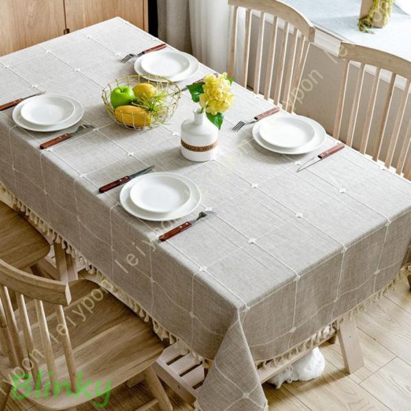 ◎仕様：素材：綿麻長方形テーブルに適したサイズ:60*60cm 85*85cm 60*120cm 90*130cm 110*110cm 130*130cm 110*170cm 130*180cm 130*200cm 130*220cm 13...