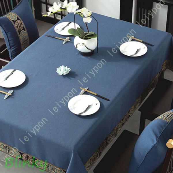 ◎仕様：素材：綿麻長方形テーブルに適したサイズ:140*140cm 100*160cm 140*180cm 140*200cm 140*220cm 140*240cm 140*260cm ◎垂れるサイズのお勧め：食卓：四辺の縁は25-30c...