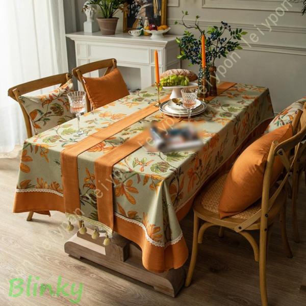 ◎仕様：素材：綿麻長方形テーブルに適したサイズ:85*85cm 60*120cm 90*130cm 110*110cm 130*130cm 110*170cm 130*180cm 130*200cm 130*220cm 130*240cm◎...