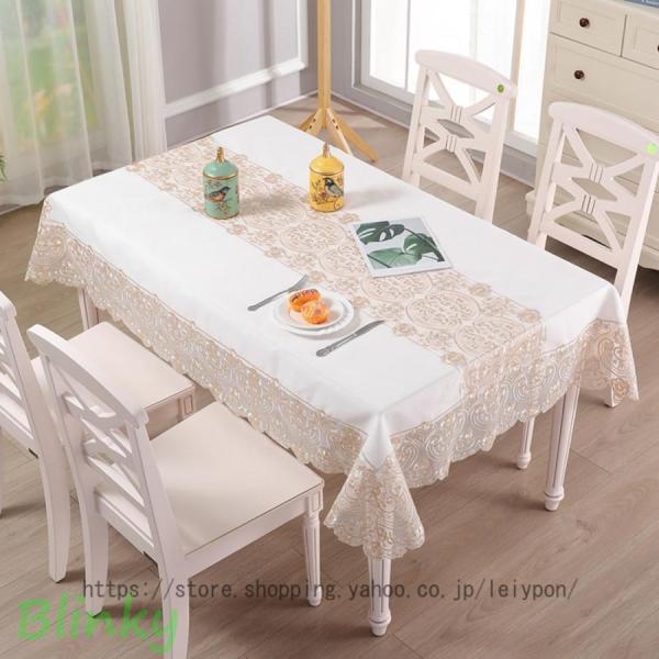 ★テーブルクロス ホテル レストランをインテリアの一つとして、シンプルで明るいお部屋を彩ります。 の天板・卓上にも最適！簡単に洗浄。★どんな空間にも馴染む柄、テーブルを華やかに演出してくれるテーブルカバー。家テーブル用だけではなく、パーティ...