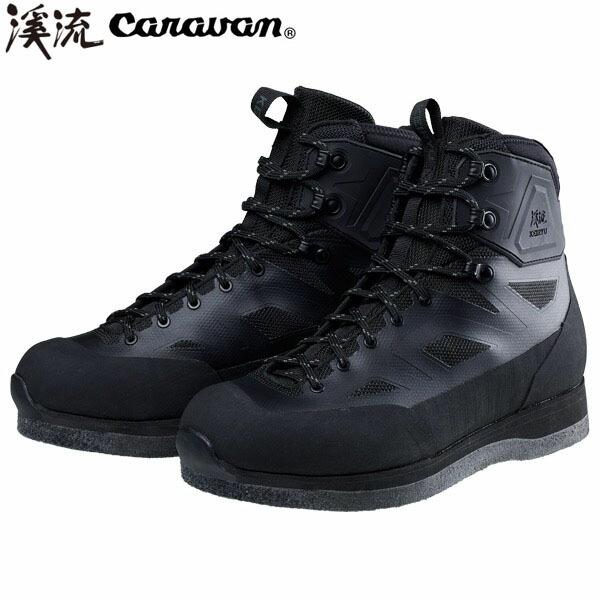 キャラバン CARAVAN 渓流 靴 シューズ KR_MSF WIDE 190ブラック ユニセックス メンズ レディース 沢登り 釣り 0035022 CAR0035022190アウトドア
