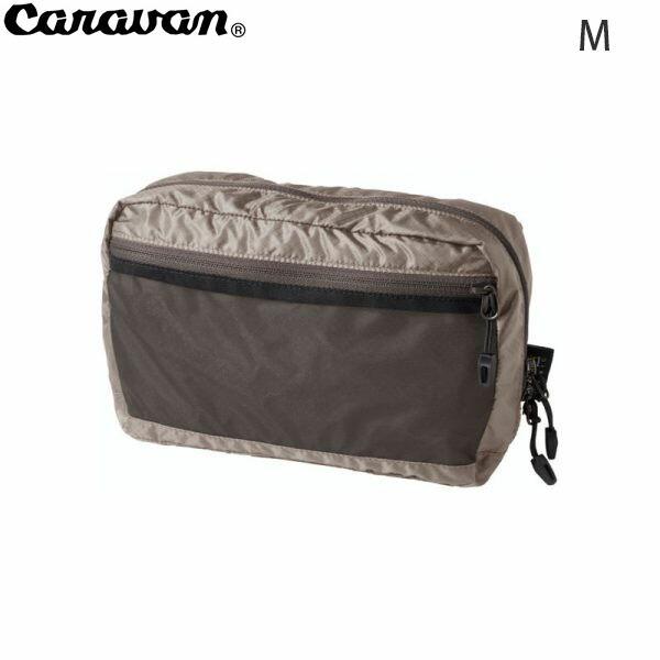 CARAVAN キャラバン ポーチ SILICコーデュラ・ポーチバッグ M 122アッシュグレー 登山 旅行 0450135 CAR0450135122アウトドア