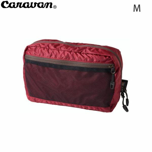 CARAVAN キャラバン ポーチ SILICコーデュラ・ポーチバッグ M 219ダーク レッド 登山 旅行 0450135 CAR0450135219アウトドア