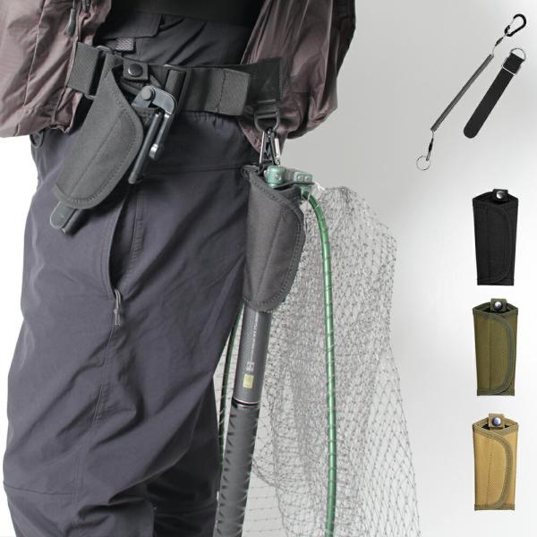 イカギャフ ホルスター タモホルダー ランディングネット ホルダー 自撮り棒 ホルダー KAN001574カラー A．OXブラック B．OXオリーブドラブ C．OXコヨーテ