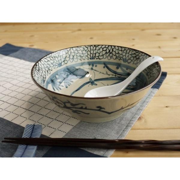 サイズ：径19.5x高7cm重量：460g材質：磁器（美濃焼）※レンゲ箸等は商品に含まれません。