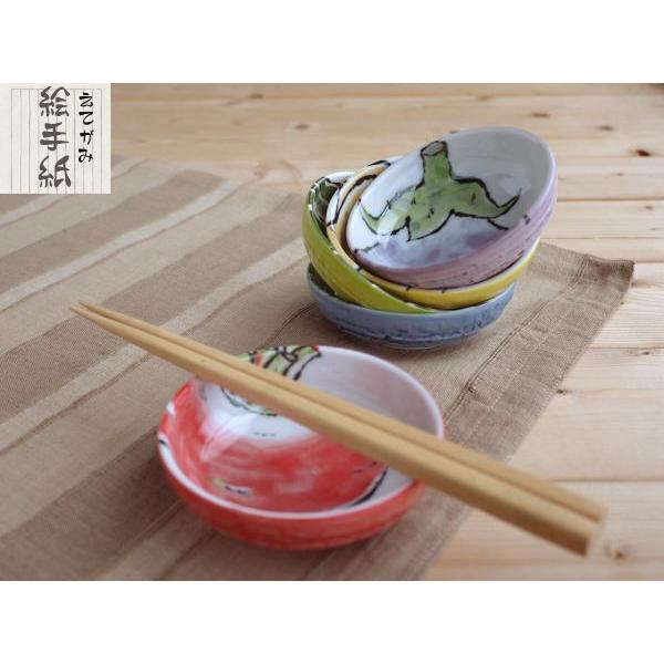 サイズ：径9.5x高3cm重さ：540g（5柄セット重さ）材質：磁器（美濃焼）