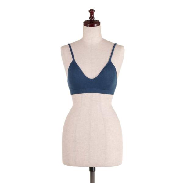 Ribbed seamless bralette シームレス・シンプルブラレット / from L.A.tops / トップスcut&amp;sew / カットソーワイヤーレスの着心地の良さが人気のブラレット。海外での人気を受け最近日本でも...