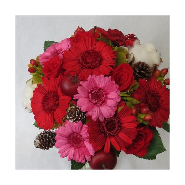 ガーベラを使ったプリザーブドフラワーブーケ