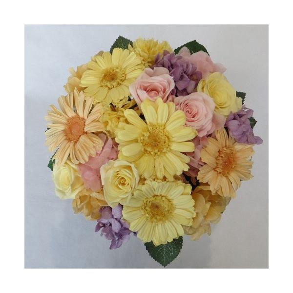 ガーベラを使ったプリザーブドフラワーブーケ