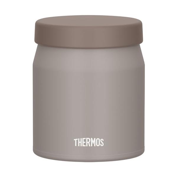 ・グレージュ300 ml・食洗機対応・パッキン一体構造の「まる洗ユニット」を採用したスープジャーが新登場・本体サイズ(約):幅9.5×奥行9.5×高さ11.5cm、本体重量(約):300g・保温効力：55℃以上（6時間）/ 保冷効力：12℃...