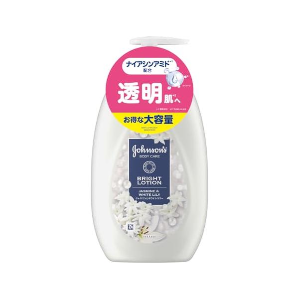 ・500ml・キメを整え、すこやかな「透明肌」へ導くための成分を厳選配合・「透明肌」になりたい方のために作られた、ベビーオイルとナイアシンアミドとビタミンC誘導体配合のボディローション。・ジャスミンとホワイトリリーの香り・甘すぎないフローラ...