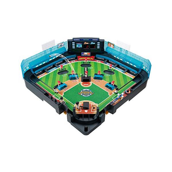 ・スーパーコントロール・本体サイズ:42.5x42.5x13.5cm・主な原産国:中国・必要電池:単3x3本(別売り)・対象年齢 :5才以上「野球盤3Dエース」シリーズに、ついに9方向投げ分け機能を搭載! 電光掲示板もパワーアップ! 球速と...