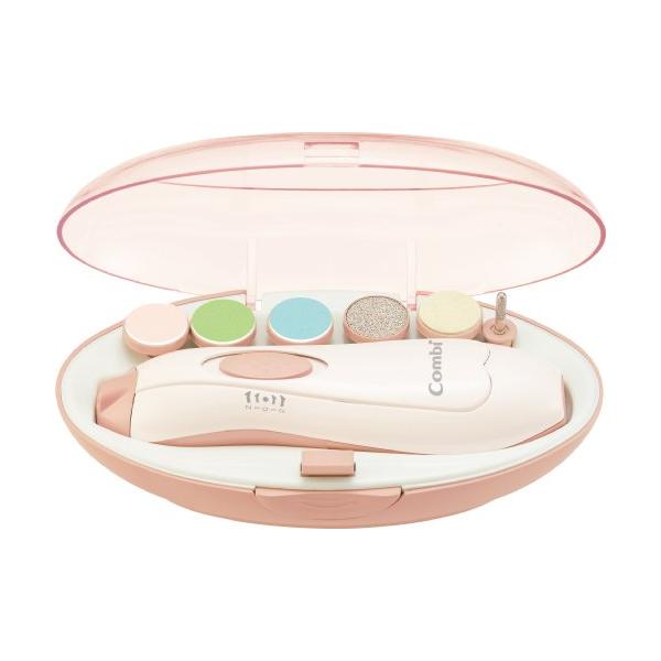 ・1個 (x 1) ネイルケア 爪やすり・ベビーピンク・[商品サイズ]ネイルケアセット:W154×D87×H52mm(ケース収納時) アタッチメント:W115×D21×H140mm・[対象月齢]新生児・[重量]ネイルケアセット:156g ア...