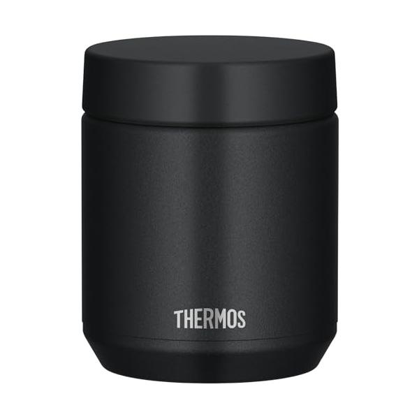 ・ブラック300 ml・スタンダードタイプのスープジャー。食洗機対応でお手入れ簡単・本体サイズ(約):幅9×奥行き9×高さ11.5cm、本体重量(約):200g、容量:300ml・保温効力:56℃以上(6時間)/ 保冷効力:12℃以下(6時...