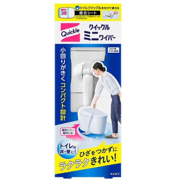 ・1個 (x 1) 4901301382337・商品サイズ (幅×奥行×高さ) :6.8cm×10.0cm×27.8cm・商品特長 小回りがきく“コンパクト設計だから、トイレの床の奥まで、ひざをつかずにラクに拭けるミシン目にそって半分に切っ...