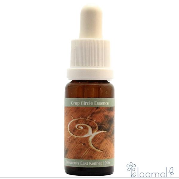 太陽と月の遭遇：ワンネスの中に知識、意志、感情を統一させる。古いパターン、癖を消滅させる。■商品名：#05 Crescents, East Kennet, UK 1996 コルテPHIエッセンス クロップサークルエッセンス #05 Cres...