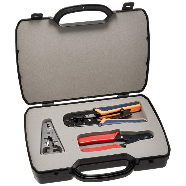 【商品概要】詳しくは「商品の仕様」「商品の説明」をご確認ください。RJ45ケーブル皮むき工具(LD-GKTY)・ケーブルカッター(LD-CUT)・RJ45/11用かしめ工具(LD-KKTR)セット。専用収納ケース付製品サイズ:31.6 x ...