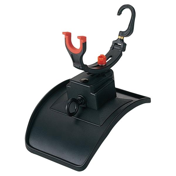 【商品概要】チューブの外径にピッタリ、抜群の安定性!スピニングも小型両軸リールも搭載可能。竿尻受部は回転するので右掛け、左掛けに対応。【商品説明】説明スピニングも小型両軸リールも装着可能、首振り角度調節も自由自在でゴムボート釣りに適していま...