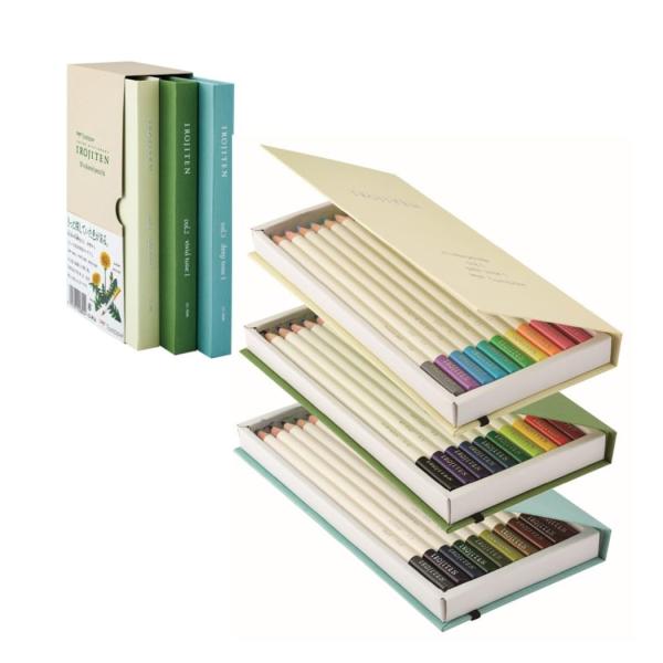 【商品概要】色辞典(IROJITEN)は「色を楽しむ色鉛筆」として自然界そのままの魅力を再現した色鉛筆セットです。「カワセミ色」「たんぽぽ」など、魅力的な名前が付けられた全100色は柔らかみのある中間色を豊富に取り揃え、重ね塗りや濃淡を組み...