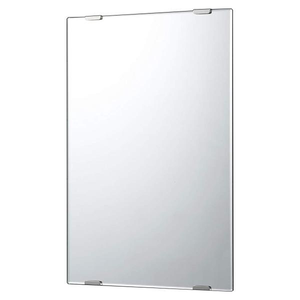 【商品概要】現在お使いの鏡との交換用の為、取付金具は付属しておりません。新規にお取付の際は別売りの取付用金具をお買い求めください。サイズ:縦457×横305×厚5mm重量:1,660g材質:ガラス製造国:日本表面:面取り加工3mm　裏面:端...