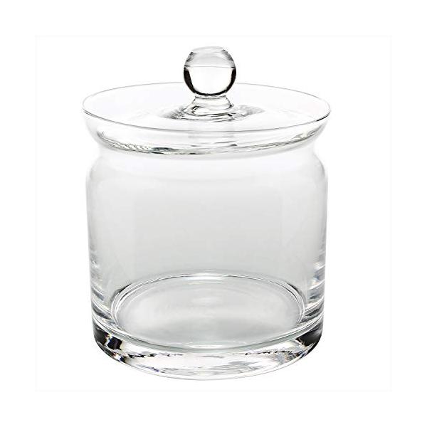 【商品概要】サイズ:約直径10.1×高さ11.8cm素材:ガラス生産国:中国容量:約420ml【商品説明】説明手作りガラスのおしゃれな容器。お菓子や食品はもちろん、コットンや綿棒などコスメ小物を収納するのにもお薦め。手作りのため形状、重量等...
