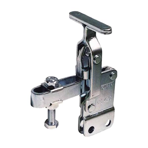 【商品概要】全長(mm):136締圧力(kg):150摘要:△製品刻印:No.42S付属ボルト径:M8×50取付ピッチ(mm):24【商品説明】【商品詳細】ブランド：角田興業商品種別：DIY・工具・ガーデン商品名：角田 ハンドル立型トグルク...