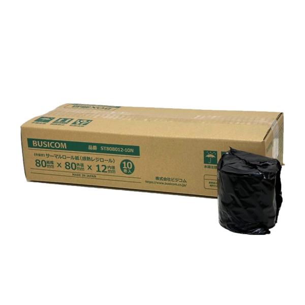【商品概要】ロール紙サイズ：幅80mm×外径80mm×内径12mm (80×80×12)ロールの直径80mm スター精密・TSP100III/mc-Print3、エプソン・TM-T88VI/ TM?m30など、小型プリンタに対応。 Airレ...