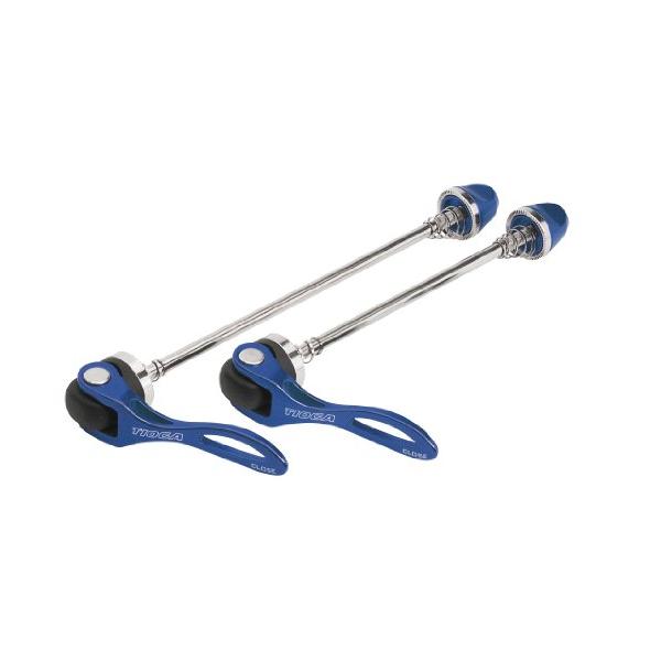 【商品概要】英語名：Curved Quick Release Set(2 Piece Set)カラー:ブルーフロント用、リア用の2点セットスチールシャフト対応エンド幅:100mm(フロント)、135mm(リア)114g【商品説明】【商品詳細...