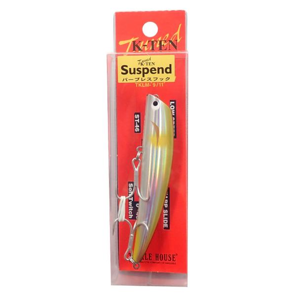 【商品概要】主な対応魚種: シーバスタイプ:サスペンドサイズ:90mm / 重量:12.5gカラー:HG・アユ #114【商品説明】説明TKLM"9/11"は浅場の大型シーバスをターゲットに据え、それを目標に生まれたモデルです。このモデル最...