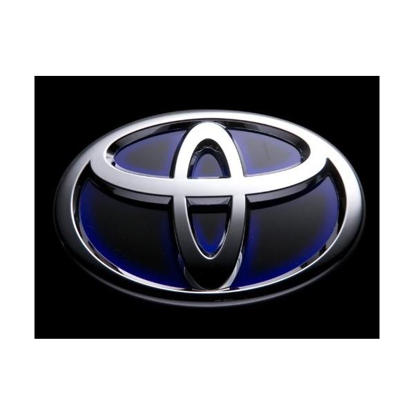 【商品概要】カラー:フレアブルー<br> プレートサイズ:49.5mm<br> 適合:トヨタ車専用<br>(サイズ表参照)<br> 使用箇所:フロント/リアエンブレム<br> タイ...