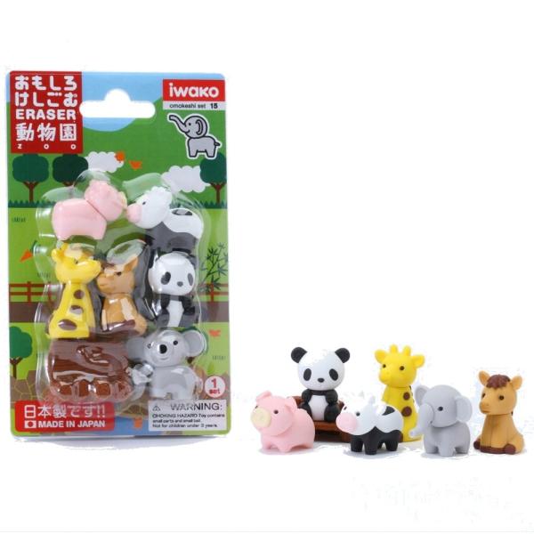 【商品概要】イワコーの面白ろ消しゴムシリーズ(W)150×(D)95×(H)25mm生産国：日本10個入り【商品説明】【商品詳細】ブランド：スガタ商品種別：文房具・オフィス用品商品名：イワコー 消しゴム 動物園 10個入り SCERBRI0...
