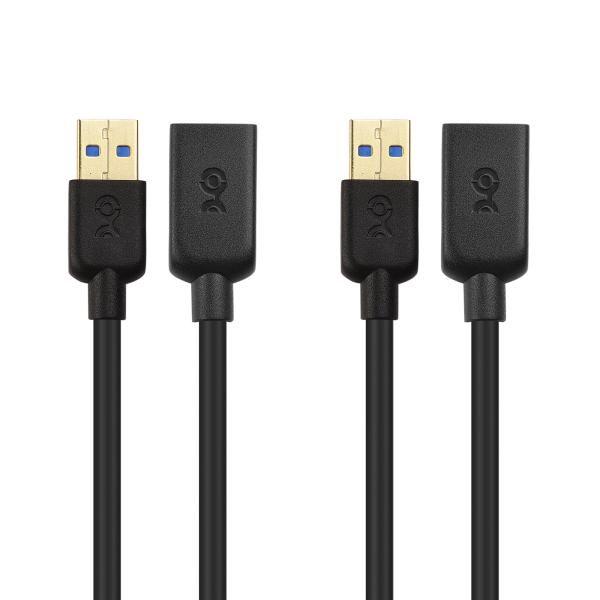 【商品概要】【5 Gbpsのデータ転送速度】USB 延長 ケーブルはUSB 3.0に対応し、従来（USB2.0）規格の10倍以上という「最大5Gbps」（Super Speed：理論値）の高速データ転送を実現します。 USB2.0との下位互...