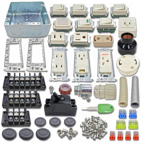 【商品概要】&amp;#128999;【本製品の内容】モズシリーズ　第二種用器具セット「器具一式」&amp;#128999;【こだわりポイント】 １，配線器具は実際の 技能試験 で使われるPanasonic製の 配線器具 を多く使用しており...