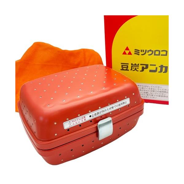 【商品概要】有害な石綿は一切使用してません安心のメーカ　練炭と豆炭の製造メーカー　ミツウロコ簡単に熱の調節が出来ます1つ5円程度の豆炭で長時間　豆炭1つで暖まる出来ます省エネにぴったり　非常時には2つ以上コタツに入れる事により簡易コタツとな...