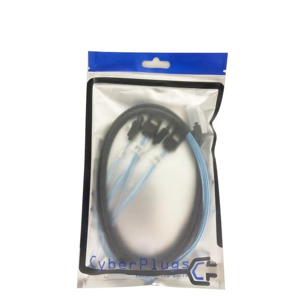 【商品概要】HOST SFF-8087 miniSAS 36TARGET SATA 7pin（4本）6.0Gb/s対応、外れにくいラッチ付外部ノイズが干渉しにくいシールド構造【商品説明】【商品詳細】ブランド：Cyberplugs商品名：Cy...