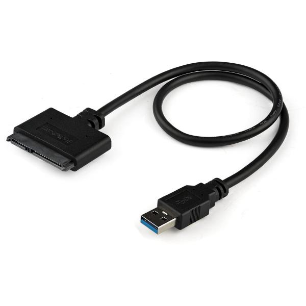 【商品概要】ノートパソコンからSATA SSD/HDDにアクセスできるSATA-USBケーブル読み込みで70%、書き込みで40%速度性能が向上するUASPサポート電源アダプタ不要、どこにいても外付けドライブに接続できるSATA-USBアダプ...