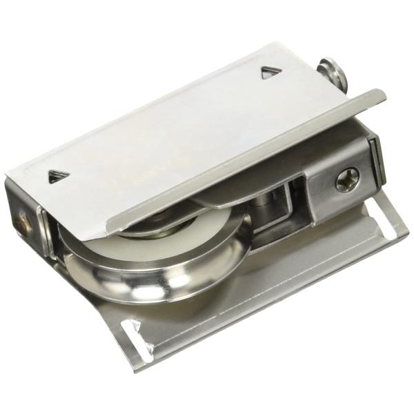 【商品概要】取付け寸法:●内巾:14~24mm ●高さ:44mm以上●コマ形状:35φ丸 ●材質:ステンレスSUS304 ●車軸:DUメタル耐荷重35kg(2個使用時)用途:玄関引戸車高調整機能付【商品説明】【商品詳細】ブランド：家研販売商...