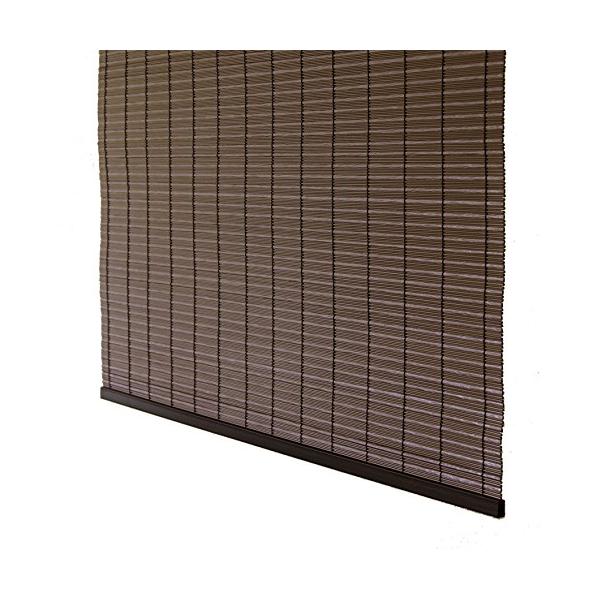 【商品概要】原産国:日本遮光率:約87%、UVカット率:約80%付属品等:吊り下げフック2個付き。注意:巻上器はついておりません。【商品説明】説明アルミ配合の高機能すだれ。(br)和モダンタイプの、特許パイプ使用。(br)機能とデザインがマ...