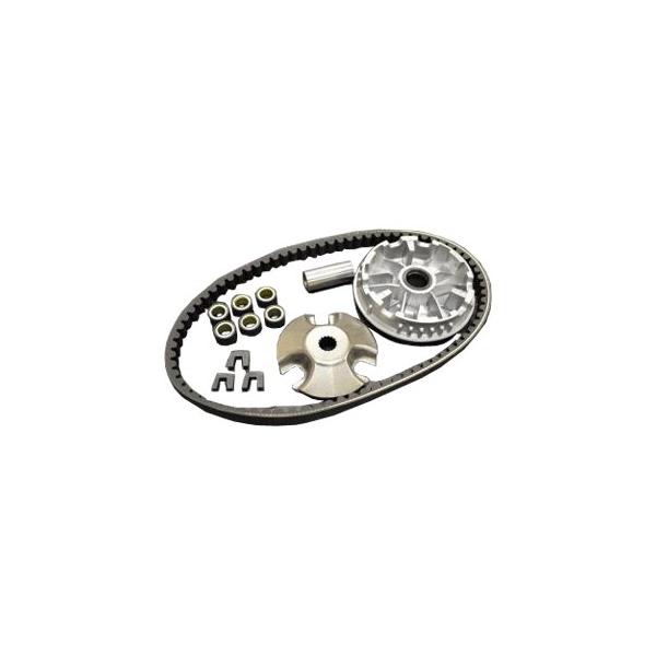 【商品概要】【商品説明】CVT補修プーリーセット 【シグナスX】<BR>【付属品】国産ドライブベルト プーリー本体　オイルシール付 ランププレート スライドピース×3 ウエイトローラー6個【10g】 <BR>【対応車...