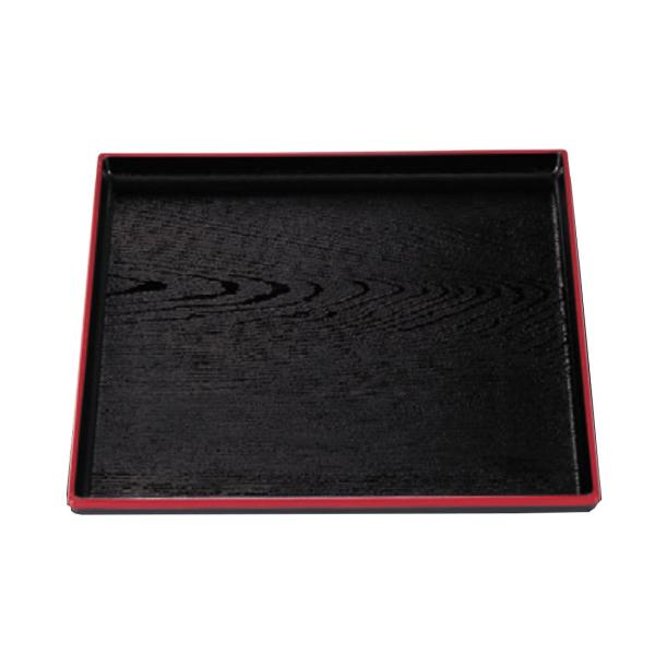 【商品概要】サイズ:約27.5×27.5×2cm本体重量:約0.26kg本体:ABS樹脂【商品説明】【商品詳細】ブランド：若泉漆器商品種別：ホーム＆キッチン商品名：若泉漆器 割烹漆器 9寸正角木目盆 黒天朱 1-74-2製造元：Wakaiz...