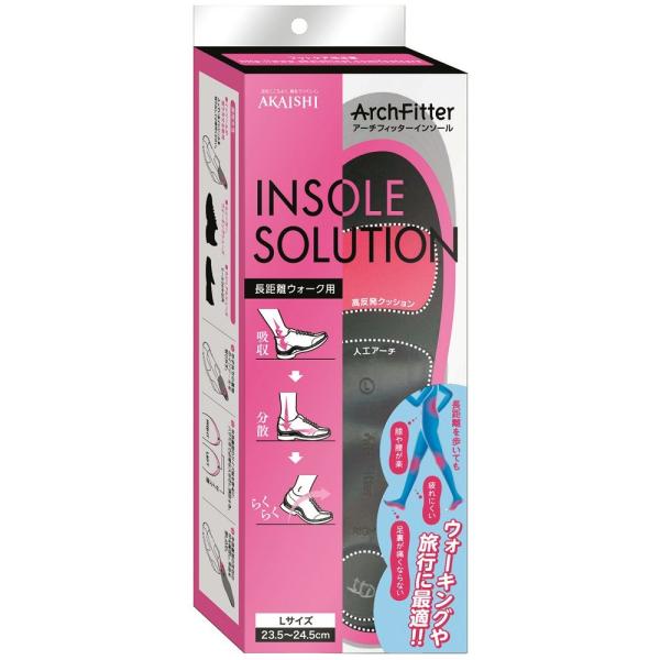 【商品概要】商品サイズ (幅×奥行×高さ) :87×27×256mm原産国:中国内容量:35g材質:EVA、ポリエステル、ウレタン、ポリプロピレン【商品説明】衰えたアーチの働きを助けるプラスチック製人工アーチを内蔵。「体重を支える」「路面を...