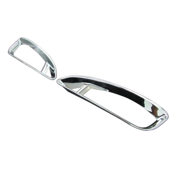 【商品概要】同一商品でも様々な名称・通称がありますので、下記に一部を記載させていただきます。ベゼル リム ガーニッシュ パネル フロント フォグ ライト ランプ カバーフォグライトフィニッシャー フォグランプフィニッシャー フロントバンパー...