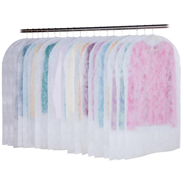 【商品概要】サイズ:約幅60×高さ100cm材質:ポリプロピレンナチュラルなフリル調のデザインです。通気性に優れたカバーで、ホコリや湿気からガードシーズンオフの衣類も安心保管20枚セットでのお届けなので、家中の洋服がすっきり【商品説明】説明...