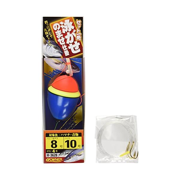 【商品概要】形態：仕掛号数：8号ハリス号数：10号オモリ：4号セット内容：ウキ止め糸/シモリ玉/中通しウキ/カラマンピン/ウキゴム/クッション付オモリ/鈎(1.3mハリス付)3本。魚種：メバル カサゴ ソイ セイゴ スズキ(シーバス)/ヒラ...