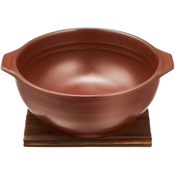 【商品概要】サイズ:本体/20X17.5X7.2ｃm コルク/15X15X1cm本体重量:約580g素材:本体/耐熱陶器 台/天然木生産国:日本 台/中国完全耐熱レンジ、オーブンOK。直火OK。【商品説明】【商品詳細】ブランド：カネセ商品種...