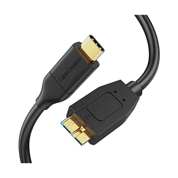 【商品概要】【CableCreation USB C to Micro B 3.0 】一番新しいUSB 3.1 TYPE Cプラグインターフェイス- USB Type C 搭載のコンピュータ/PC/ノットパソコンから外付けハードドライバ、ス...