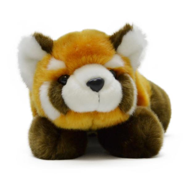【商品概要】サイズ：(幅×高さ×奥行:cm)17×14×45 ※顔を正面にして主素材:ポリエステル、アクリル、プラスチック対象年齢：6歳以上【商品説明】レッサーパンダの愛くるしい表情にい癒されます。フワフワの生地の触り心地をお楽しみください...